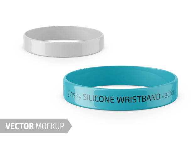 260 Silicone Wristband Stock Illustrations Royalty Free Vector
