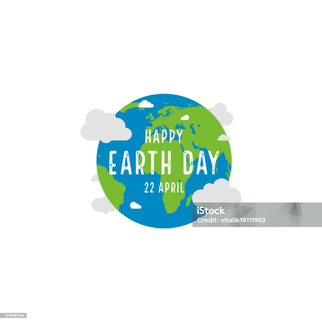 Vetores De Dia Da Terra Ilustração Para O Dia Da Terra Feliz Vetor