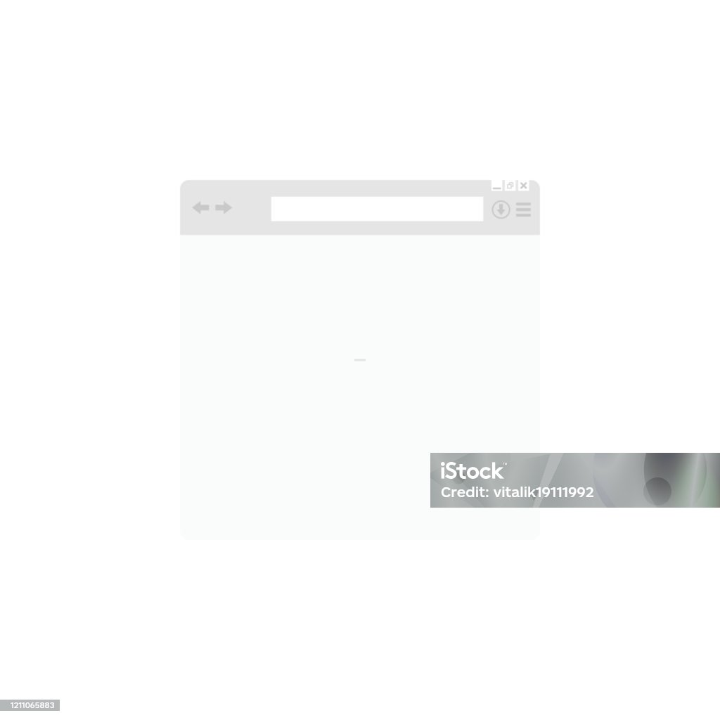 Browser Window Internet Document Mockup Website In Flat Style Page ... Browser Window Internet Document Mockup Website In Flat Style Page ...