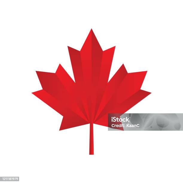 Icône De Feuille Dérable Symbole Canadien Illustration De Vecteur