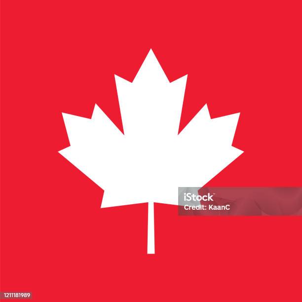 Icône De Feuille Dérable Symbole Canadien Illustration De Vecteur