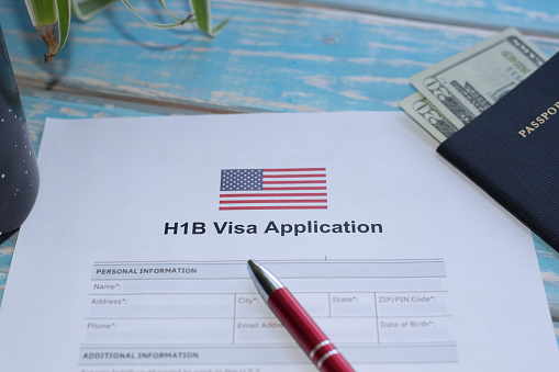 美利堅合眾國 H1b 簽證申請 照片檔及更多 出入境 照片 出入境 護照印章 美國 Istock