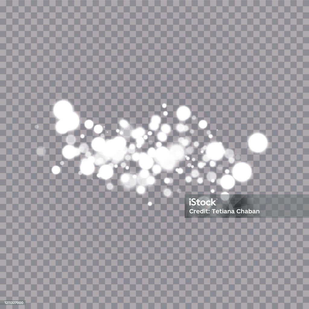 Efek Cahaya Bersinar Dengan Banyak Partikel Glitter Terisolasi Pada ... Efek Cahaya Bersinar Dengan Banyak Partikel Glitter Terisolasi Pada ...