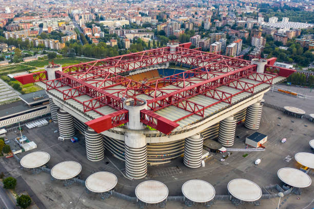 200 Giuseppe Meazza Stadyumu Fotoğraflar Stok Fotoğrafları Resimler