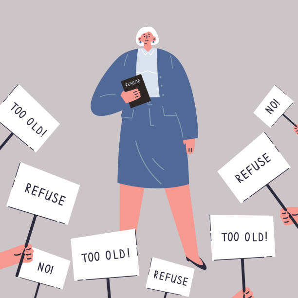 280 Age Discrimination Stock Illustrations Royalty Free Vector