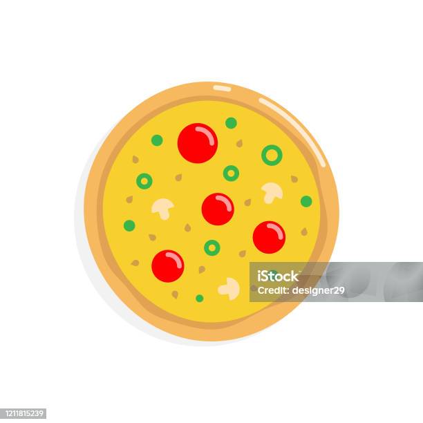 Pizza Et Italian Food Icon Vector Design Conception De Vecteur