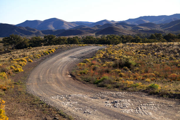 Free picture: Dusty road in desert with hills in a Valley of the Moon ...