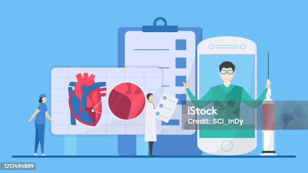 Cardiology Vector Illustration This Disease Calls Hypertrophic