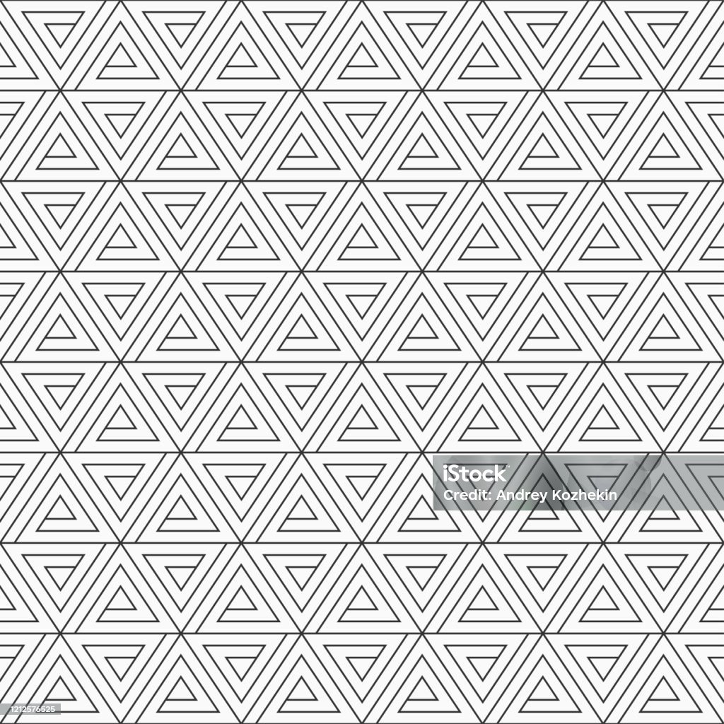 Pola Segitiga Mulus Abstrak Mengulangi Ubin Geometris Latar Belakang