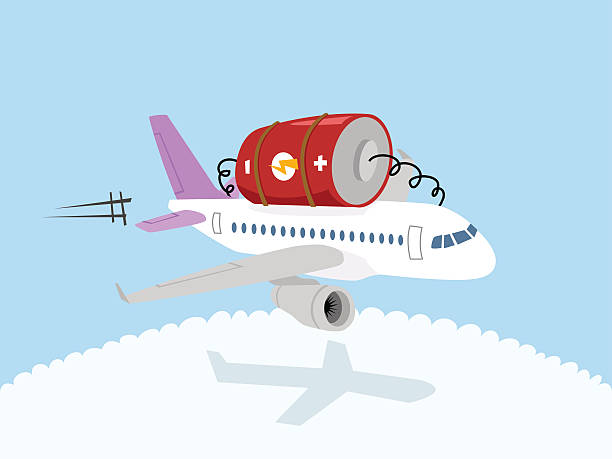 Vetor airplane battery grátis | AI, SVG e EPS