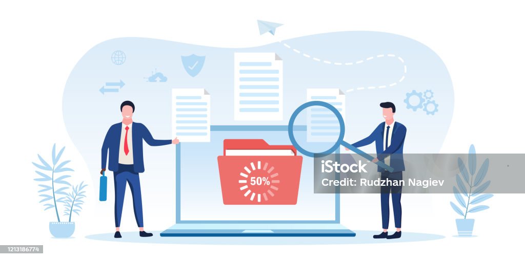 Information Transaction Between Two Businessmen Stock Illustration ... Information Transaction Between Two Businessmen Stock Illustration ...