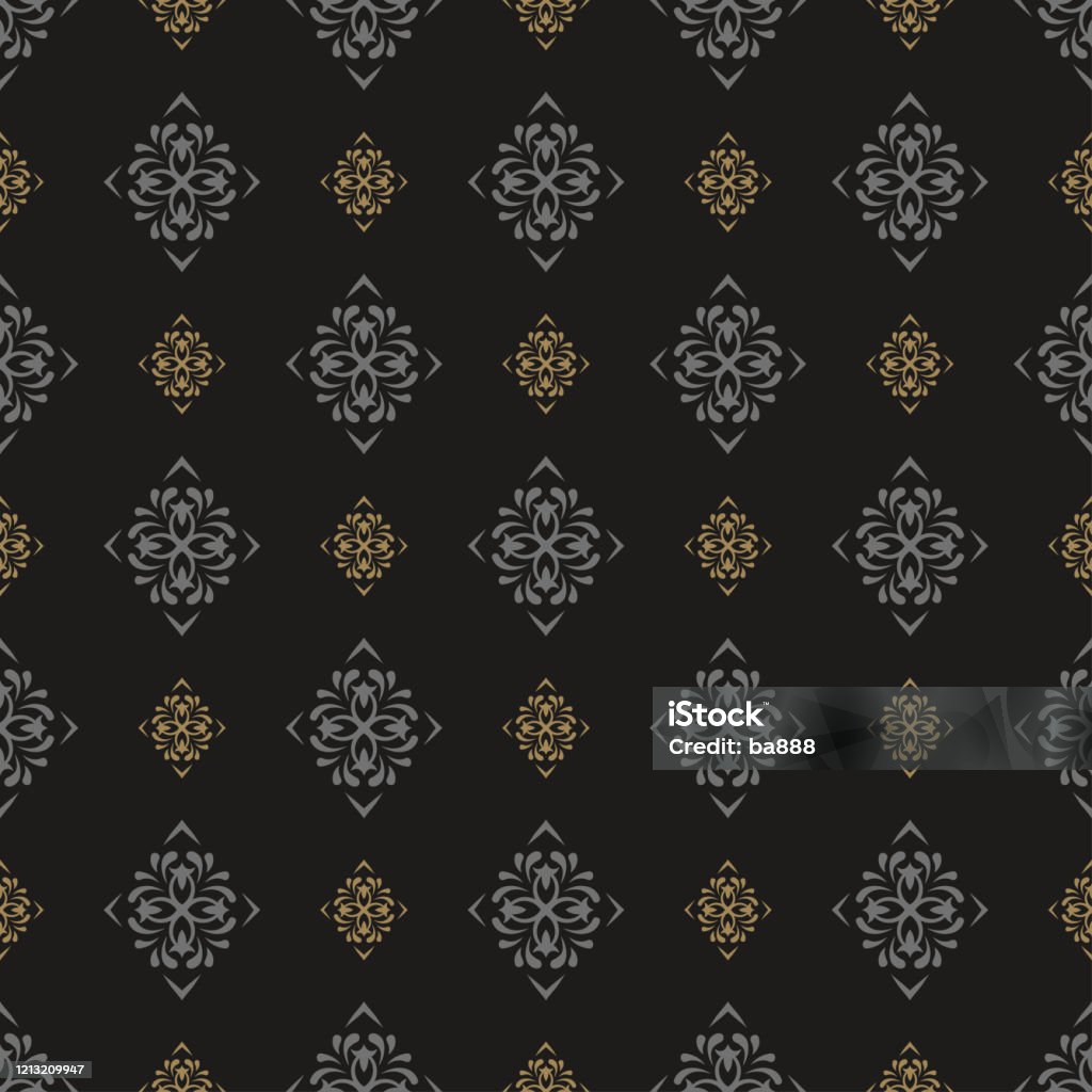 Ilustración de Patrón Floral Oscuro Fondo De Pantalla Sin Costuras Para ... Ilustración de Patrón Floral Oscuro Fondo De Pantalla Sin Costuras Para ...