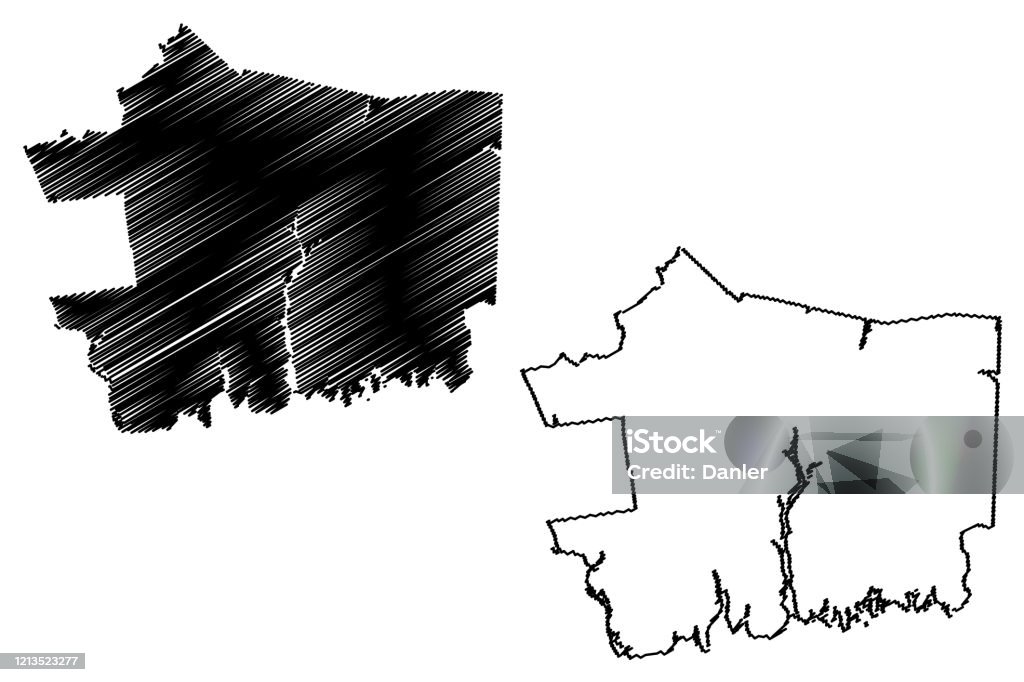 New London County Connecticut Map Stock Illustration Download Image Now Abstract Black