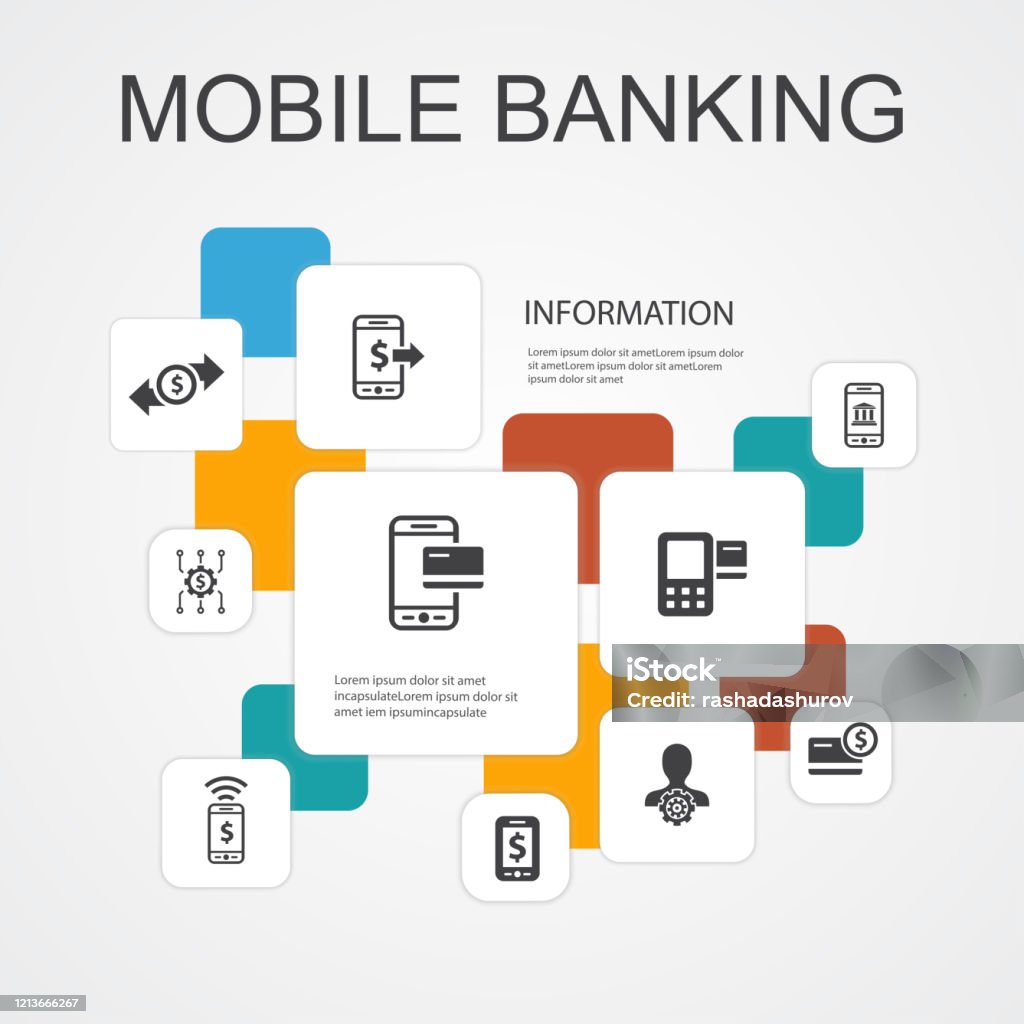 Mobile Banking Infographic 10 Ikon Baris Templateaccount Aplikasi ... Mobile Banking Infographic 10 Ikon Baris Templateaccount Aplikasi ...