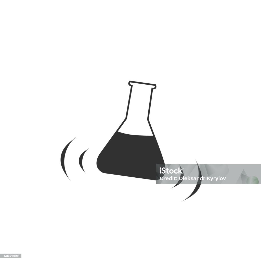 Équipement De Chimie De Laboratoire Icône De Tube Dessai De Secouer