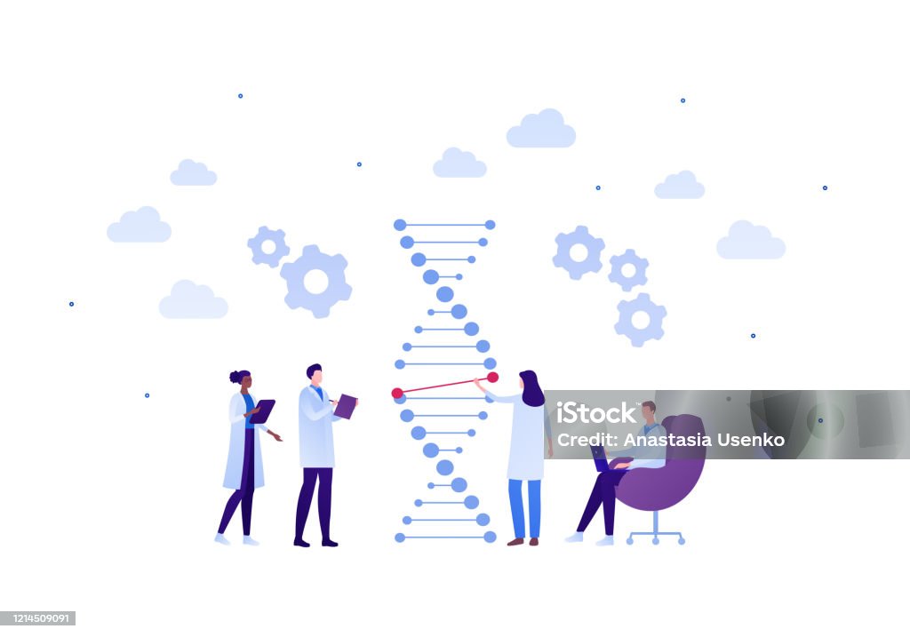Laboratoire Génétique Scientifique Et Concept Dédition De Gènes