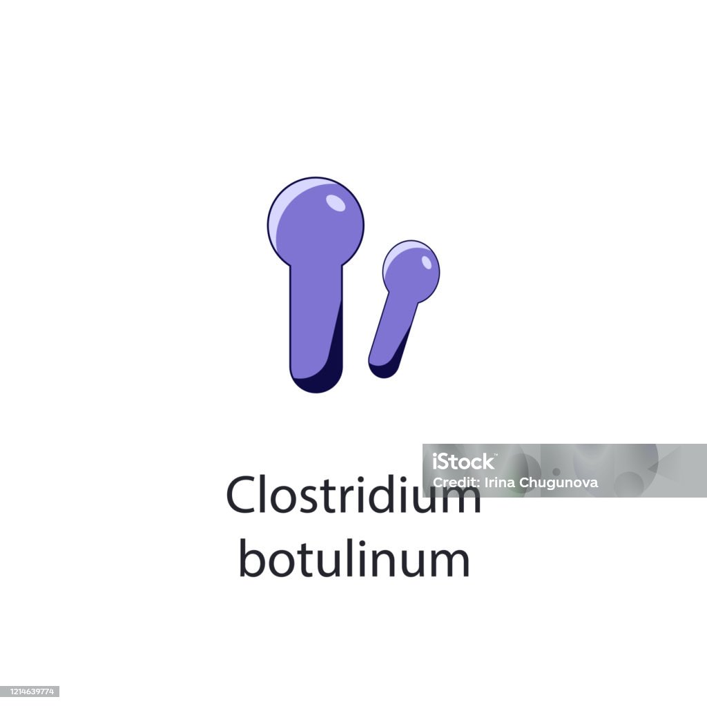 Ilustración De Clostridium Botulinum Y Más Vectores Libres De Derechos