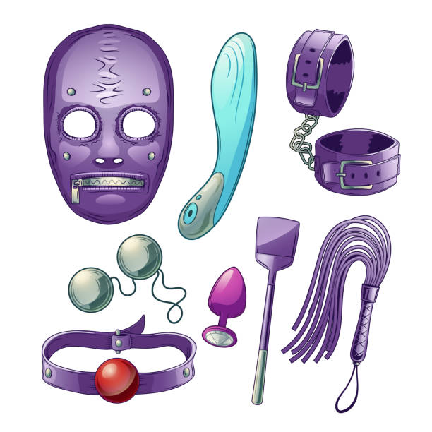 Cartoon Of Different Vibrators Illustrations Royalty Free Vector