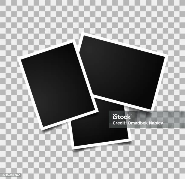 Mockup Bingkai Foto Kosong Ilustrasi Stok Unduh Gambar Sekarang