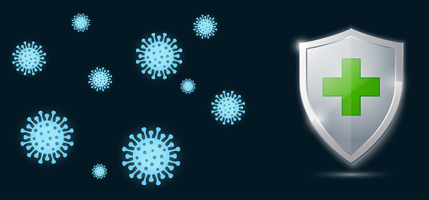 Coronavirus Koruyucu Antivirüs Kalkanı Ile Сorona Virüs Kavramı ... Coronavirus Koruyucu Antivirüs Kalkanı Ile Сorona Virüs Kavramı ...