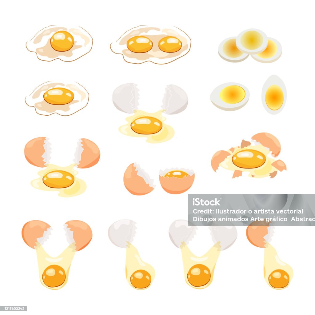 Fried Egg Set Fast Food Cooking Lunch Dinner Or Breakfast Natural