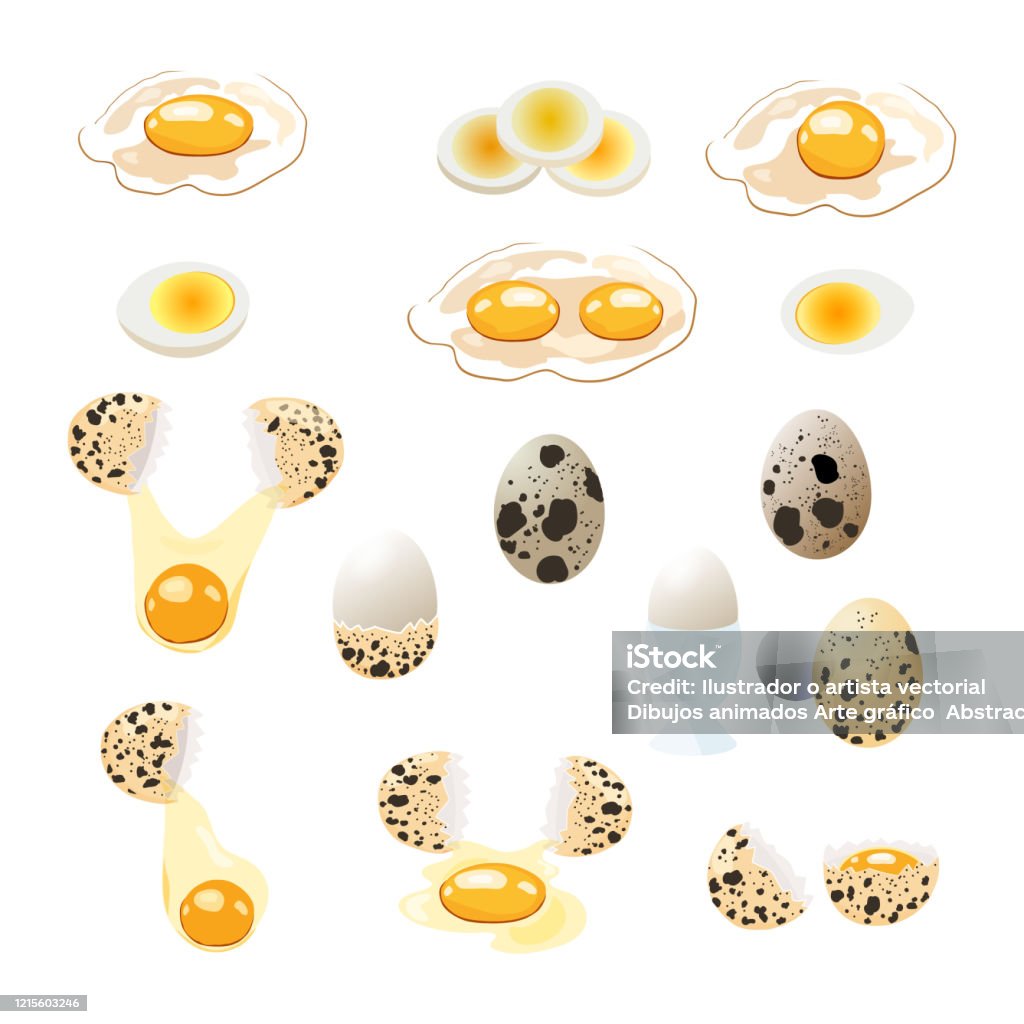 Fried Egg Set Fast Food Cooking Lunch Dinner Or Breakfast Natural