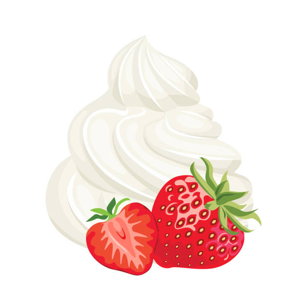 107800 Fresas Con Crema Ilustraciones De Stock Gráficos Vectoriales Libres De Derechos Y Clip