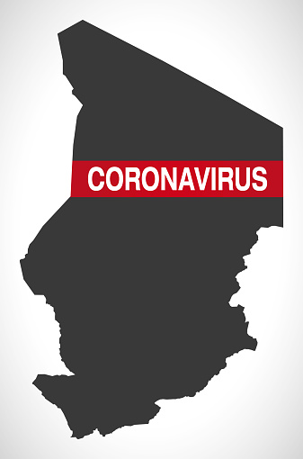 Peta Chad Dengan Ilustrasi Peringatan Coronavirus Ilustrasi Stok ... Peta Chad Dengan Ilustrasi Peringatan Coronavirus Ilustrasi Stok ...