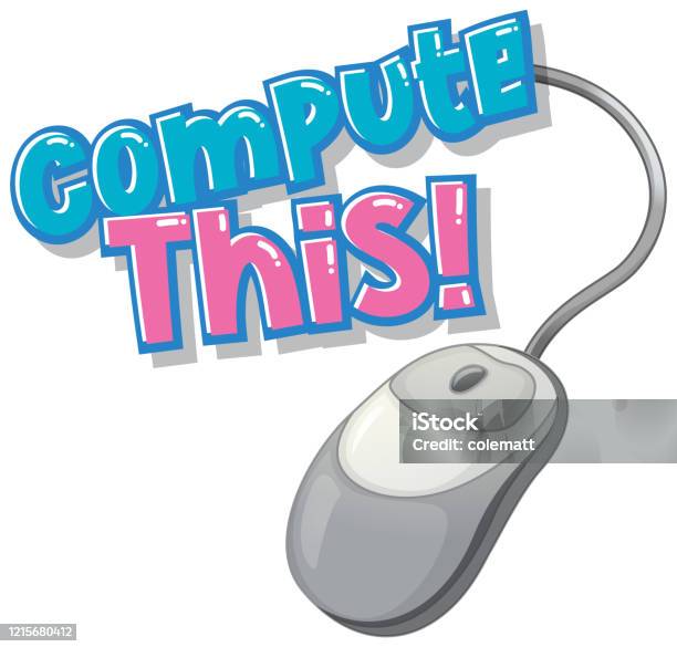 Desain Font Untuk Kata Menghitung Ini Dengan Mouse Di Latar Belakang ... Desain Font Untuk Kata Menghitung Ini Dengan Mouse Di Latar Belakang ...