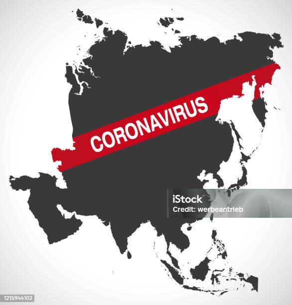 Peta Asia Dengan Ilustrasi Peringatan Coronavirus Ilustrasi Stok ... Peta Asia Dengan Ilustrasi Peringatan Coronavirus Ilustrasi Stok ...