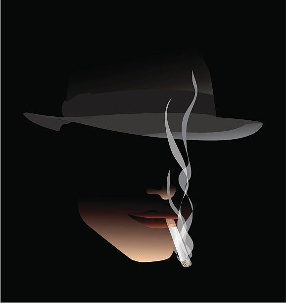 20 Man Fedora Shadow Stock Illustrations Royalty Free Vector Graphics