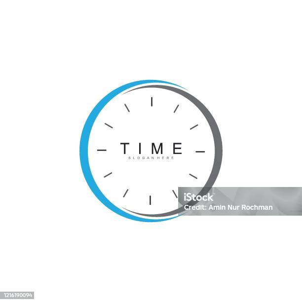 Vecteur De Modèle De Logo Dhorloge Vecteurs Libres De Droits Et Plus D