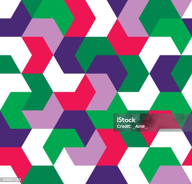 Pola Geometris Panah Mulus Latar Belakang Geometris Segitiga Abstrak