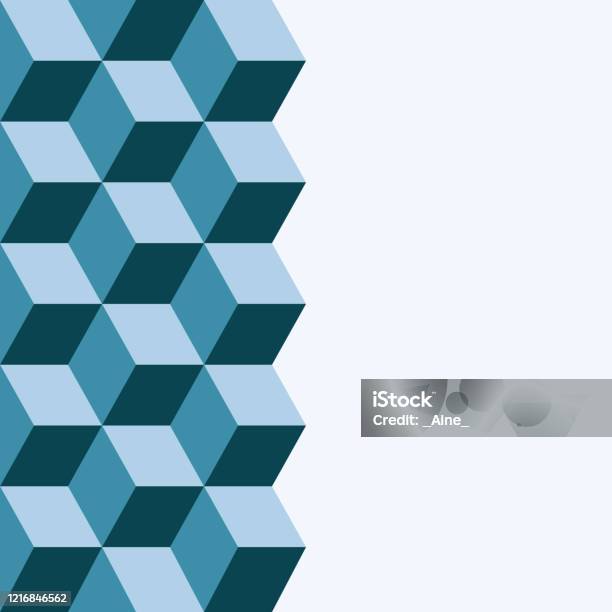 Pattern Of Colored Cubes Cubic Background Cube Pattern Cube Vector Cube Background Stock