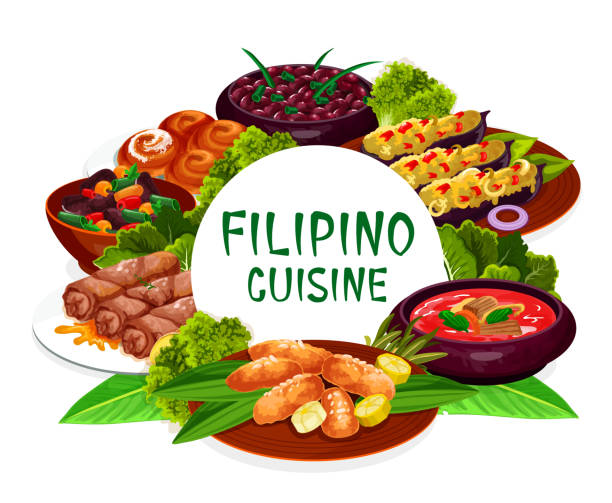 820 Filipino Food Stock Illustrations Royalty Free Vector Graphics