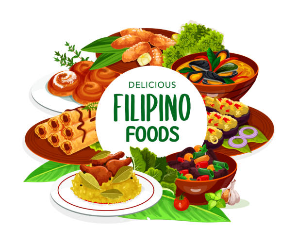 810 Filipino Food Stock Illustrations Royalty Free Vector Graphics