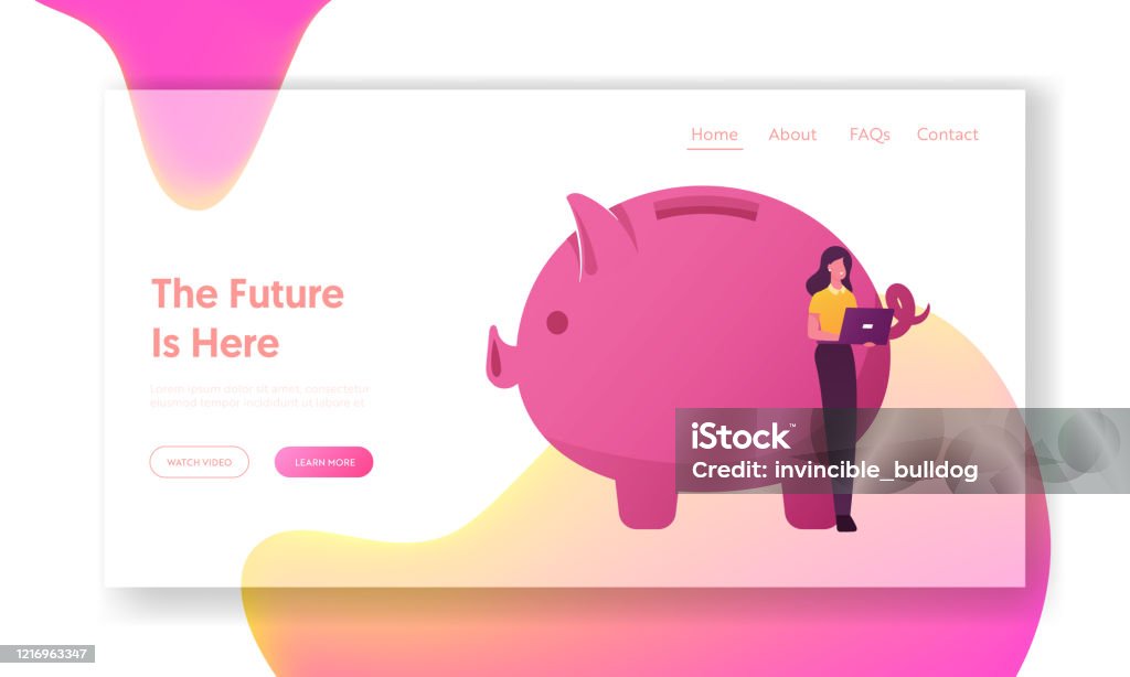 Saas Perangkat Lunak Sebagai Template Halaman Arahan Teknologi Internet