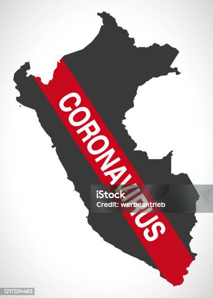 Peta Peru Dengan Ilustrasi Peringatan Coronavirus Ilustrasi Stok ... Peta Peru Dengan Ilustrasi Peringatan Coronavirus Ilustrasi Stok ...