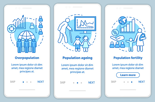 Génération À Bord Du Modèle De Vecteur Décran De Page Dapplication