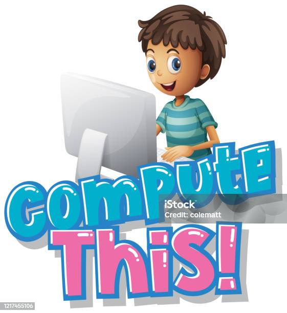 Desain Font Untuk Kata Menghitung Ini Dengan Anak Lakilaki Bekerja Di ... Desain Font Untuk Kata Menghitung Ini Dengan Anak Lakilaki Bekerja Di ...