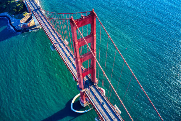 Free Stock Photo of Plane Flying Over the Golden Gate Bridge | Download ...