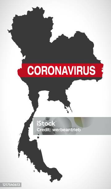 Peta Thailand Dengan Ilustrasi Peringatan Coronavirus Ilustrasi Stok ... Peta Thailand Dengan Ilustrasi Peringatan Coronavirus Ilustrasi Stok ...