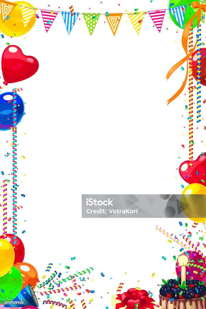 Vektor Selamat Ulang Tahun Clip Art Ilustrasi Stok Unduh Gambar