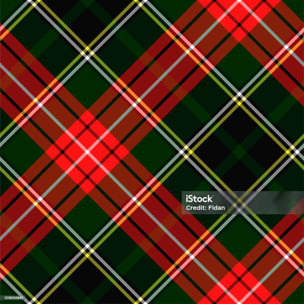 Dikişsiz Vektör Çok Renkli Tartan Desen Ekose Arka Plan Klasik Moda Yün
