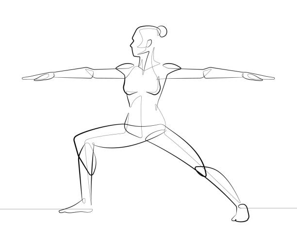 800 Warrior Pose Stock Illustrations Royalty Free Vector Graphics And Clip Art Istock