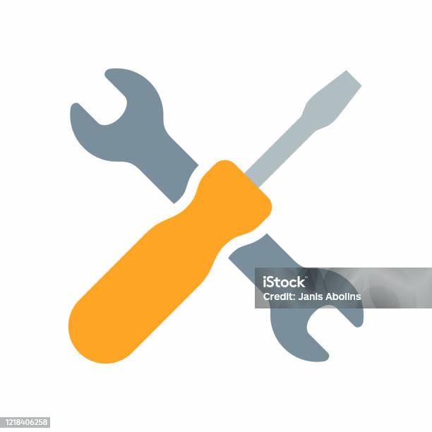 Spanner Et Tournevis Icône Des Outils Vecteurs Libres De Droits Et Plus
