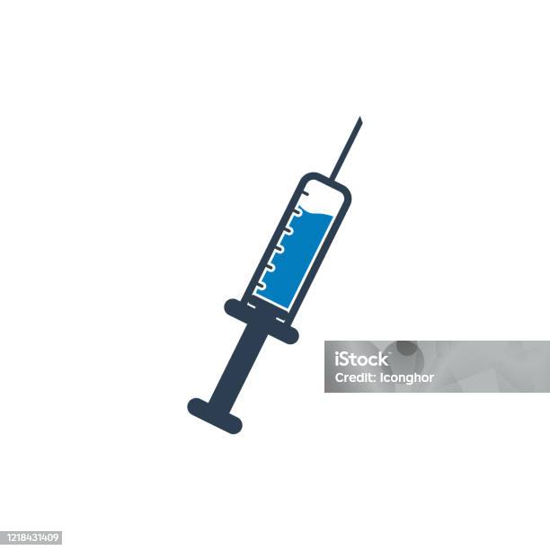 Icône De Seringue Dinjection Médicale Illustration De Symbole Eps