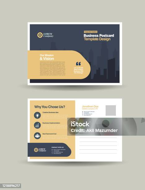 Desain Kartu Pos Bisnis Desain Kartu Pos Surat Langsung Simpan Desain