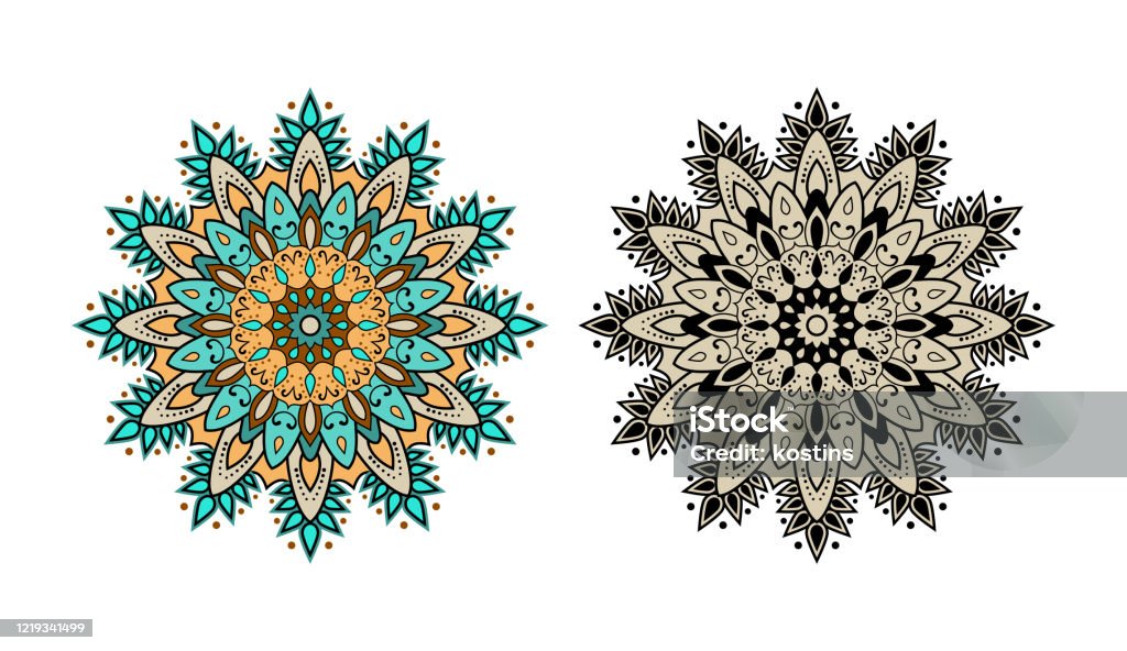 Abstract Circular Pattern Stock Illustration Download Image Now