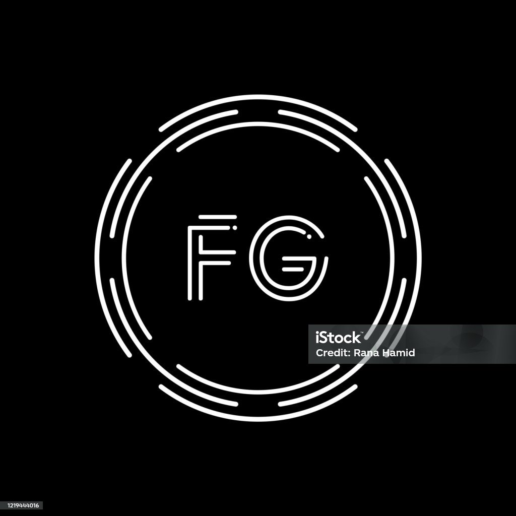 Anfangsbuchstabe Fg Logo Design Vektorvorlage Kreative Verknüpfte ... Anfangsbuchstabe Fg Logo Design Vektorvorlage Kreative Verknüpfte ...